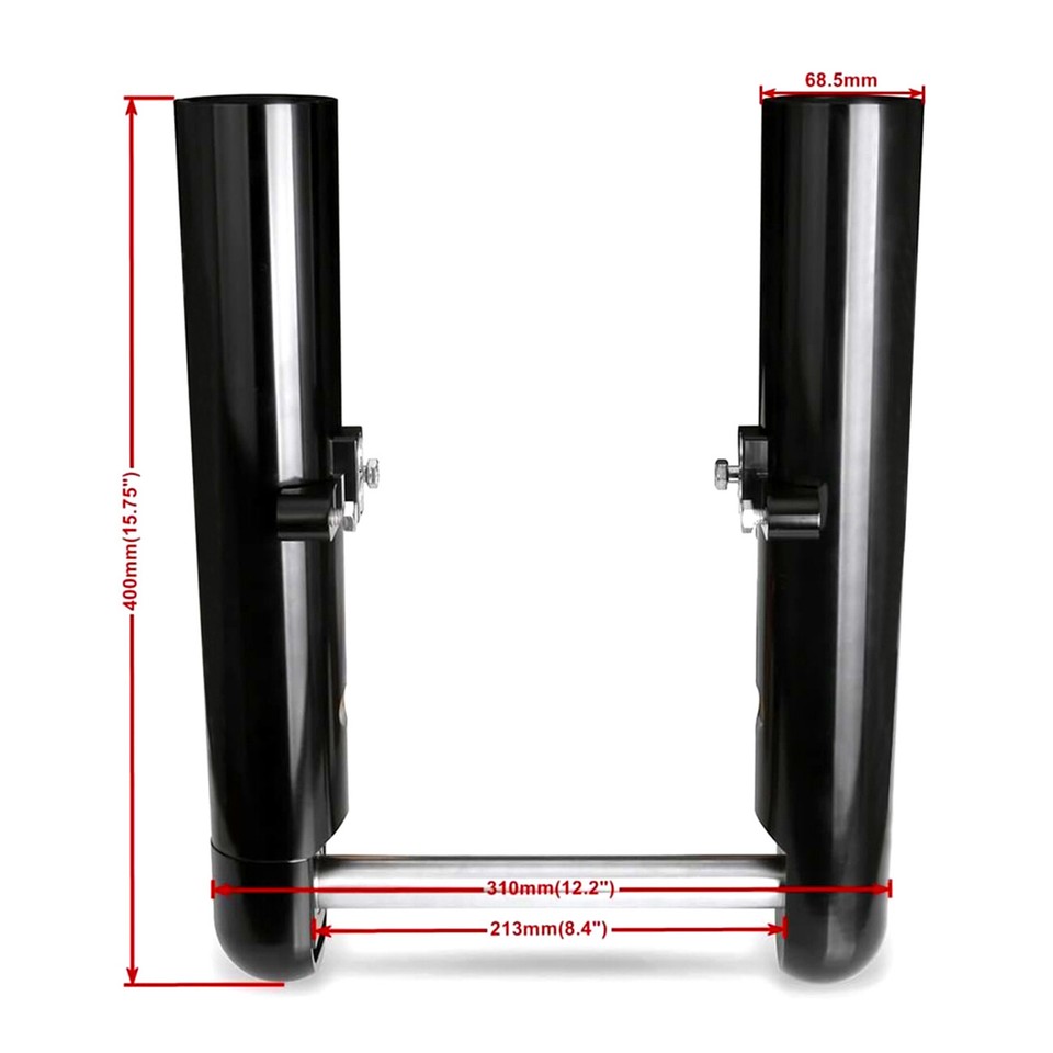 Black Fork Lower legs For Harley Touring Bagger road king electra Glide ...