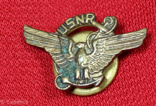 US WW2 Homefront USN Navy Reserve USNR Lapel Pin. No Marks. Screw Back ...