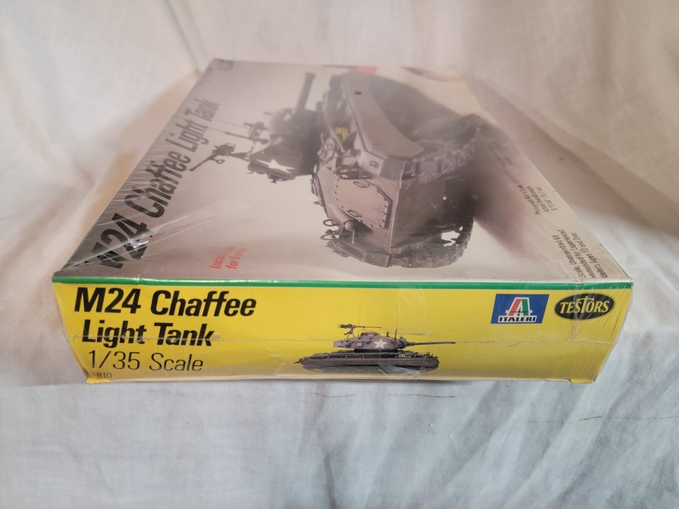 Testors Italeri 1/35 Model Military Tank Kit M24 Chaffee Light Tank 810 ...