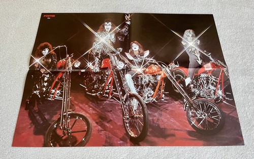 KISS 1976 POSTER DESTROYER CHOPPER MC Swedish Music Magazine 1970s ...