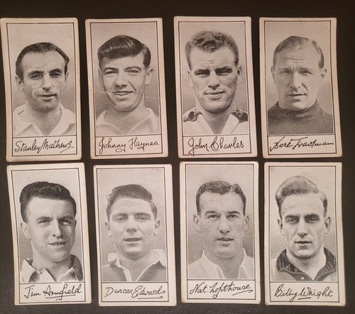 8 BARRATTS FOOTBALLERS CARDS 1959 A4 SERIES - ALL BIG NAMES ! | eBay UK