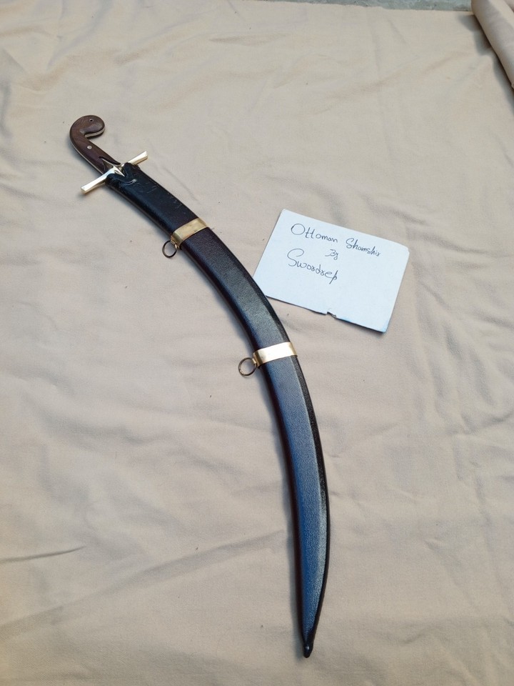 Shamshir Curved ottoman & Persian style Saber Full Tang Sharp Blade | eBay