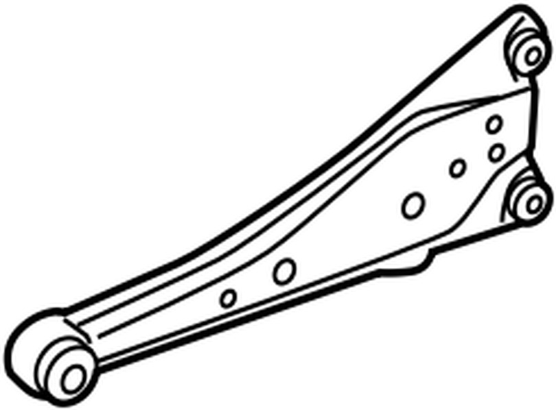 48760-42010 Toyota Arm assy, trailing, rear rh 4876042010, New Genuine ...