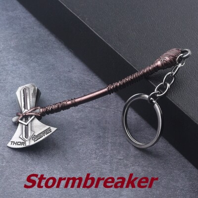 Marvel Avengers Thor's Axe Stormbreaker Keychain Pewter Metal Keyring ...