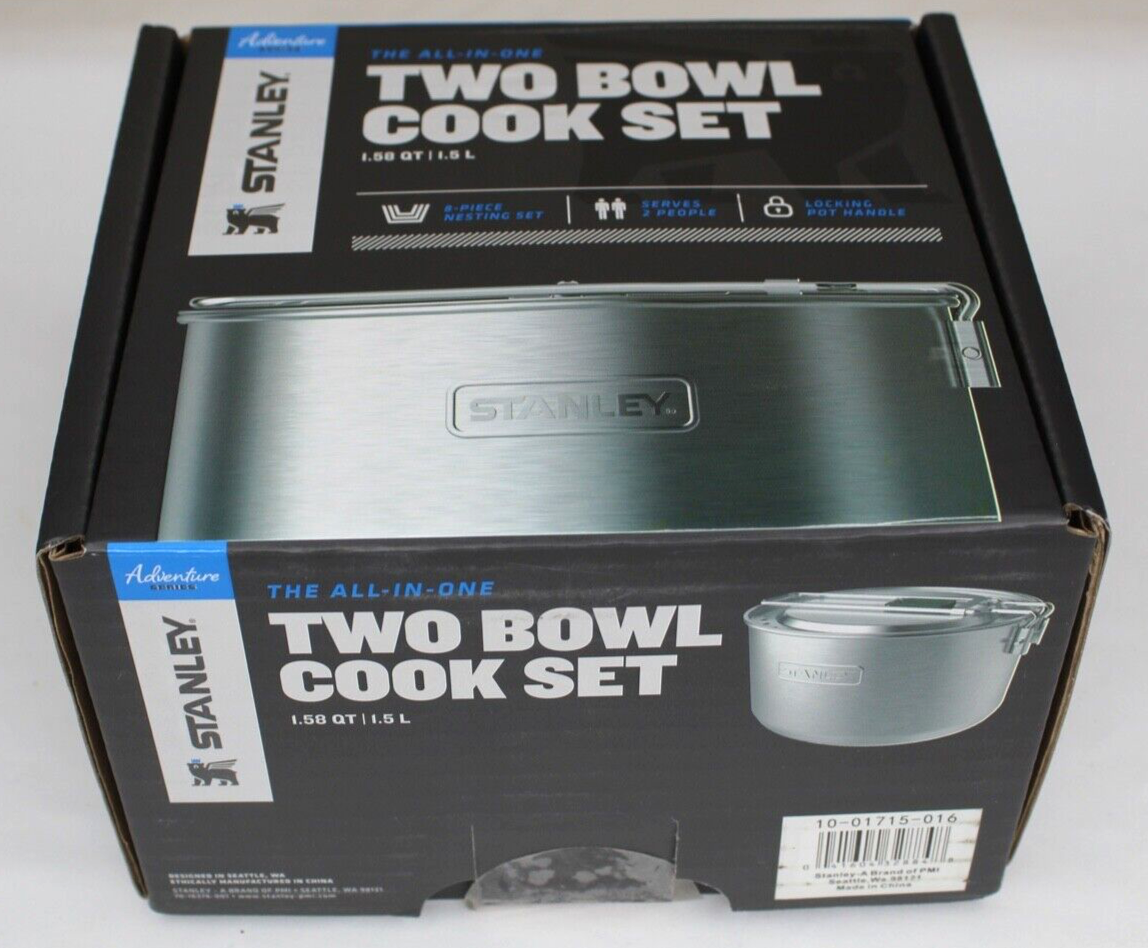 Stanley Adventure Series Two Bowl Cook Set 8pcs Stainless Nesting ...