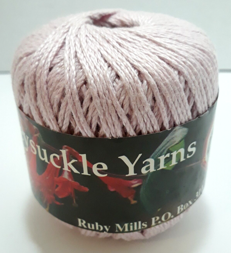 Honeysuckle Yarns Cotton Crochet Thread 77 Yds J15 MAUVE Ruby Mills ...