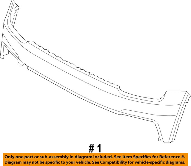 VW Volkswagen OEM 2018 Atlas-bumper Cover 3CN807221GRU for sale online ...