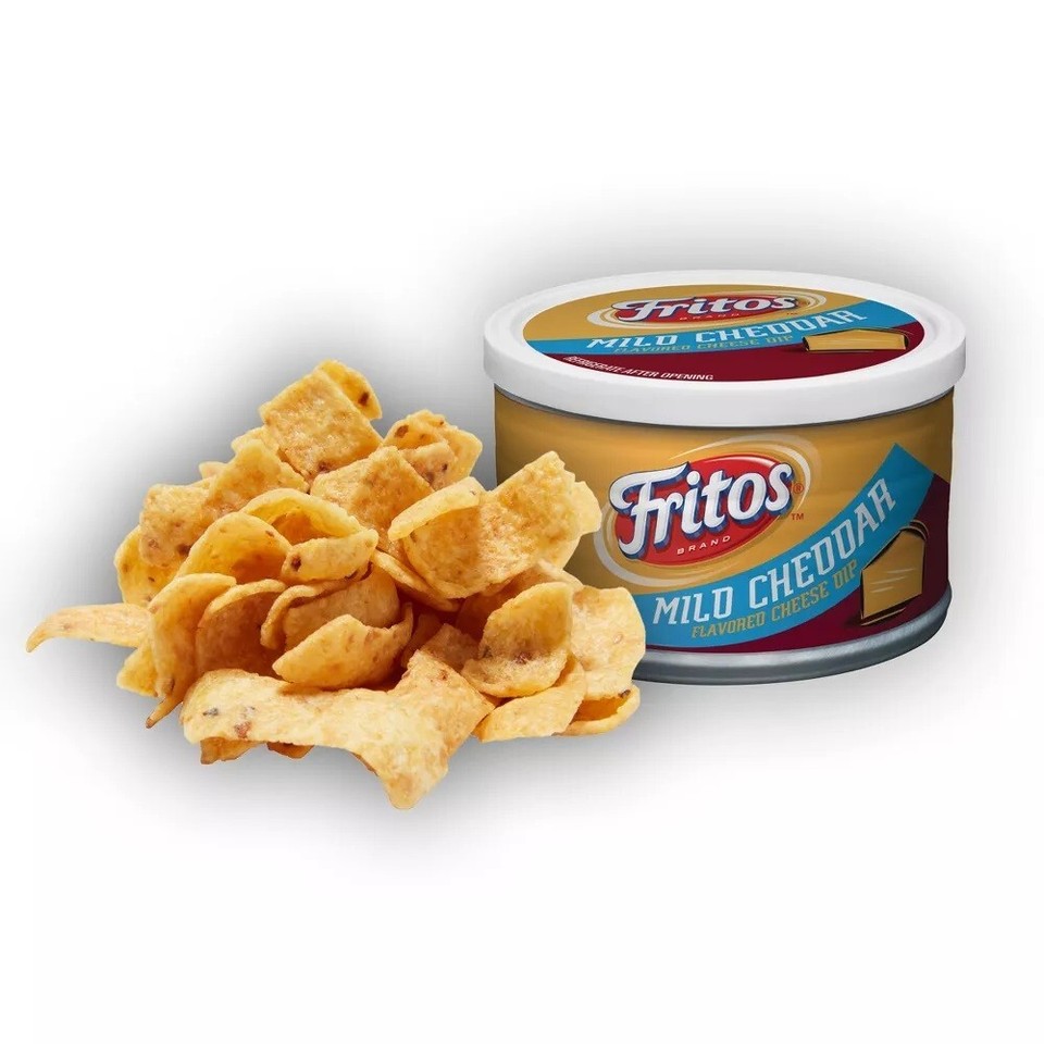 Fritos MILD CHEDDAR Flavored Cheese Dip Spread 9 Oz (4 Cans) | eBay