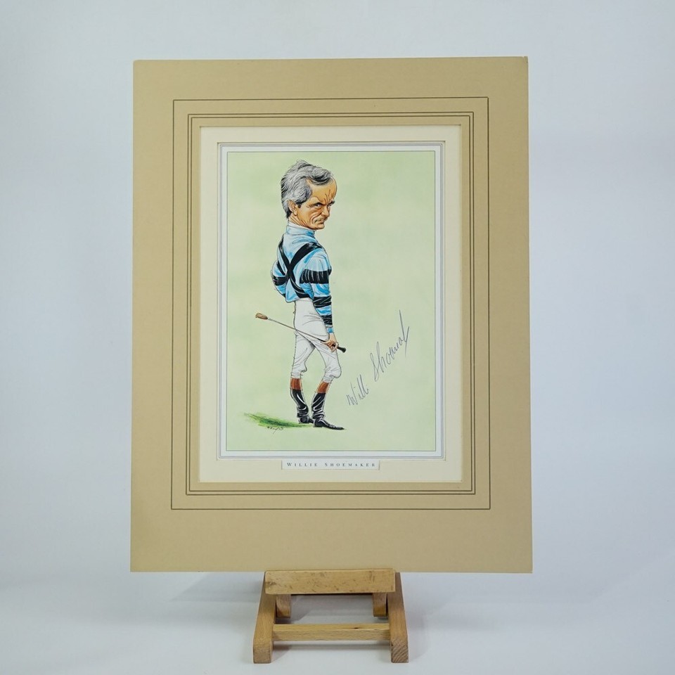 Willie Shoemaker by John Ireland. Signed by Willie Shoemaker | eBay