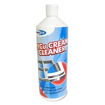 uPVC Window Frame Cleaner Plastic PVC Door Conservatory Cream Cleaning ...