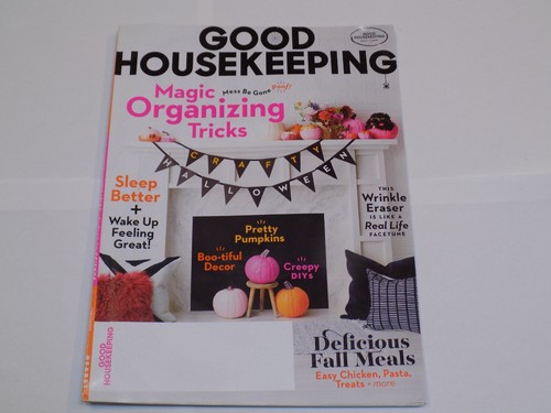 Good Housekeeping Magazine October 2019 Organizing Tricks Sleep Better ...