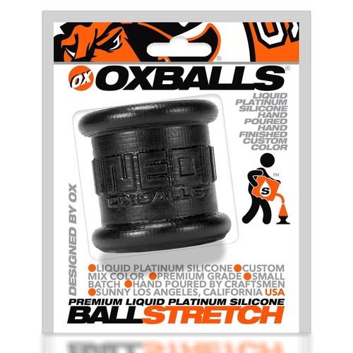 Oxballs Premium Liquid Platinum Silicone Ball Stretcher Black - 2" Tall ...