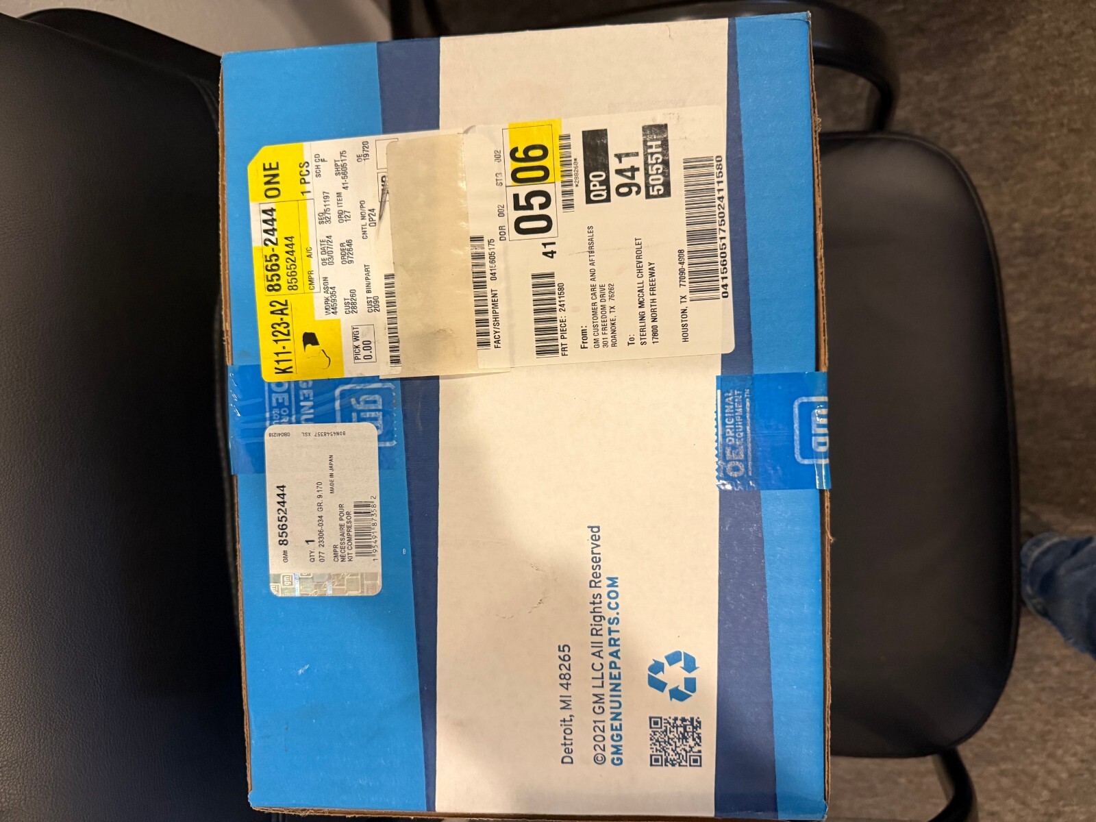 GENUINE GM PARTS 85652444 A/C Compressor | eBay