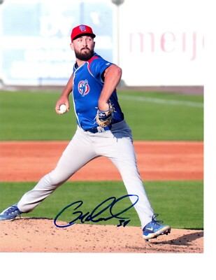 Connor Noland Chicago Cubs prospect auto signed 8x10 baseball photo ...