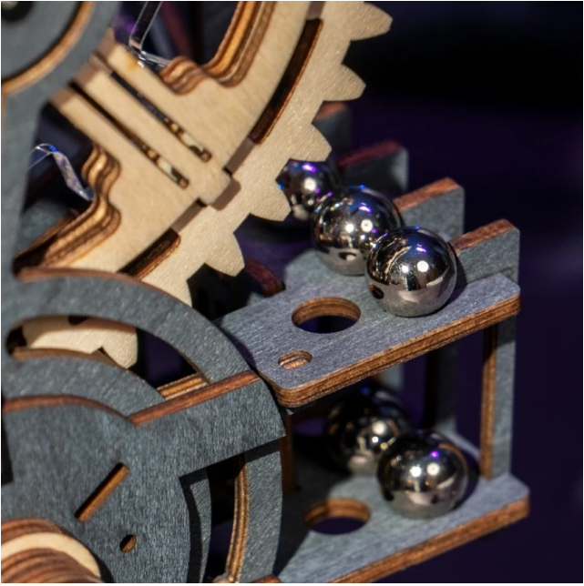 ROKR Marble Night City Marble Run DIY 3D Moving Gears Wood Puzzle 294 ...