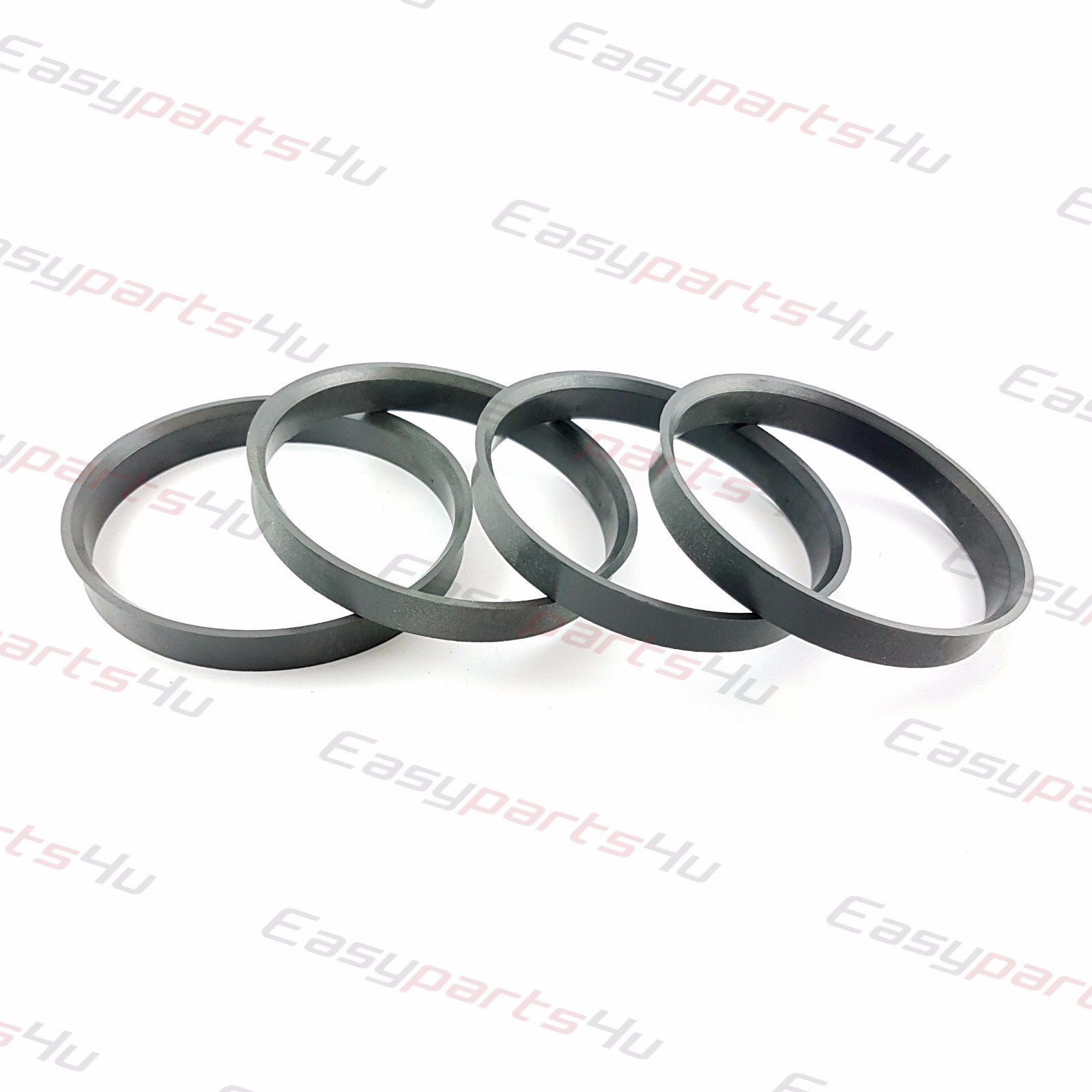 4x Spigot Rings 75,1 mm - 71,2 mm Conversion spigot rings for alloy ...