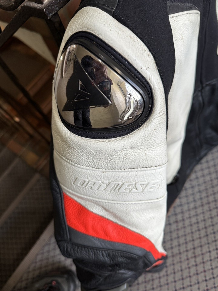 Dainese Super Rider Top Tier Leather Motorcycle Racing Track Day Jacket ...