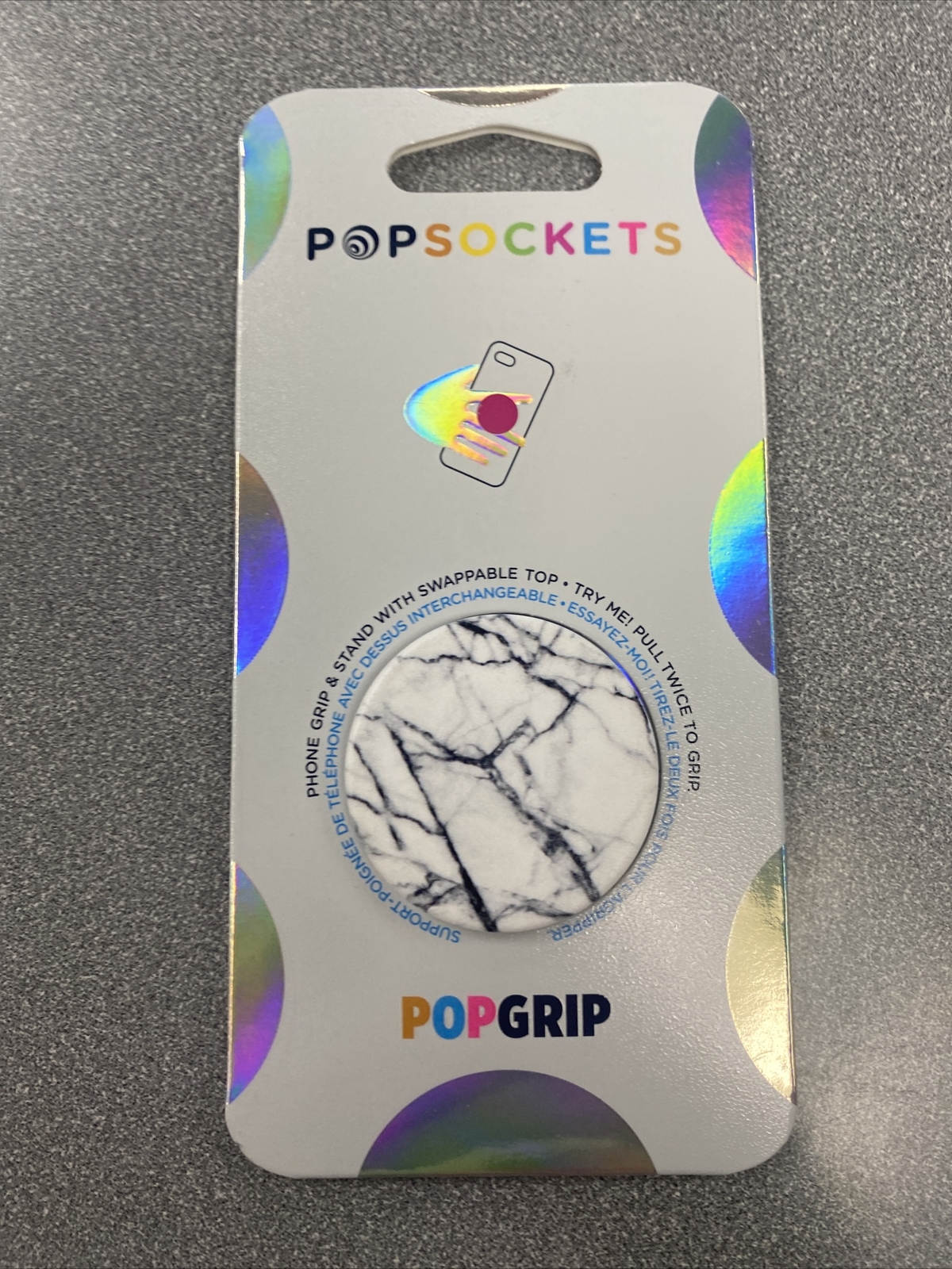 PopSockets Phone Grip Dove White Marble Popgrip PopSocket for sale ...