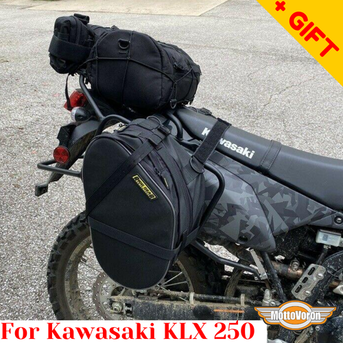 For Kawasaki KLX 250 rack luggage system KLX250SF side carrier D ...