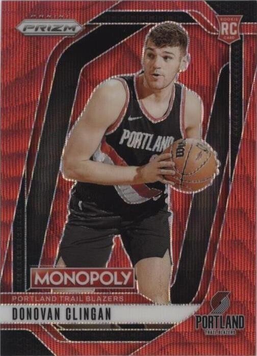 2024-25 Panini Prizm Monopoly - Donovan Clingan #6 Ruby Wave Prizm (RC) for sale online | eBay
