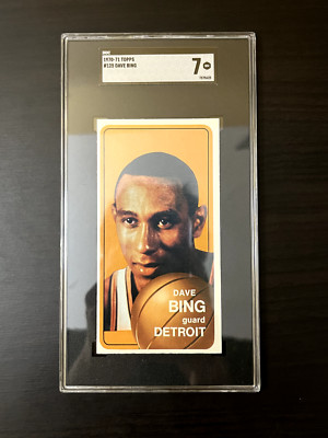 Dave Bing 1970-71 Topps #125 SGC 7 Detroit Pistons Hall of Fame HOF ...