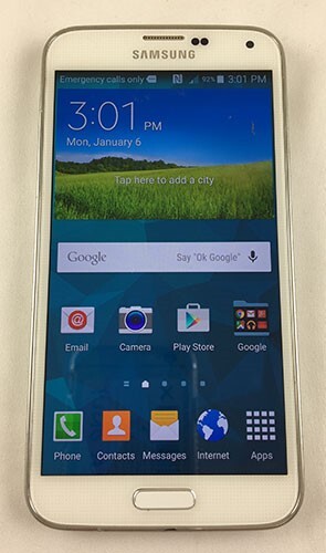 Samsung SM-G900T Galaxy S5 T-Mobile Smartphone GOOD (White ...