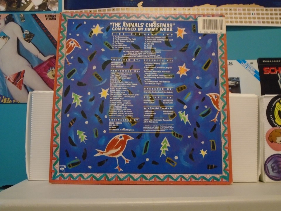 ART GARFUNKEL-AMY GRANT-The Animals Christmas By Jimmy Webb-Vinyl LP ...