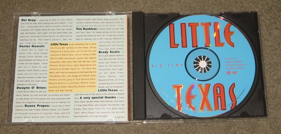 Little Texas - Big Time (CD, 1993, Warner Bros.) | eBay
