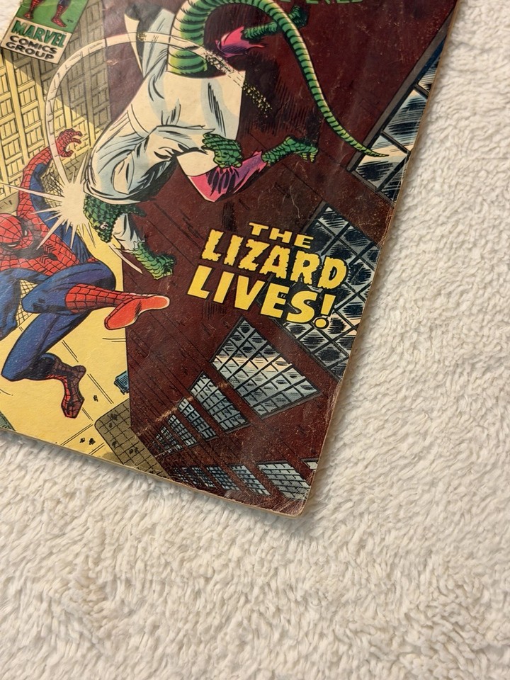 The Amazing Spider-Man, The Lizard Lives #76 Sept. 1969 Marvel Comics ...