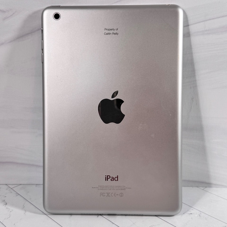Apple iPad mini 1st Generation 32 GB Wi-Fi Silver A1432 Tablet #H900 | eBay