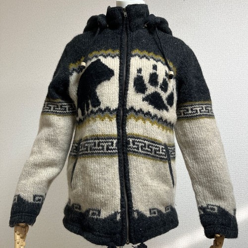 Rocky Mountain Men'S M Wool Sweater Cowichan Zip-Up | eBay