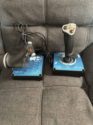 Saitek X45 Flight Simulator Throttle & Control Stick - Used - Tested ...