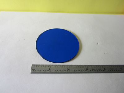 MICROSCOPE PART LEITZ GERMANY BLUE GLASS FILTER OPTICS AS IS BIN#15-B ...