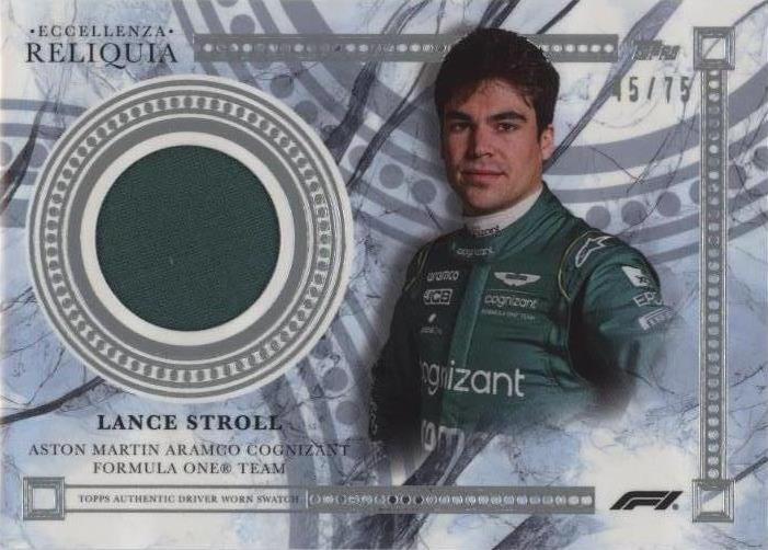2023 Topps Eccellenza Formula 1 - Reliquia Lance Stroll Gray /75 (MEM ...