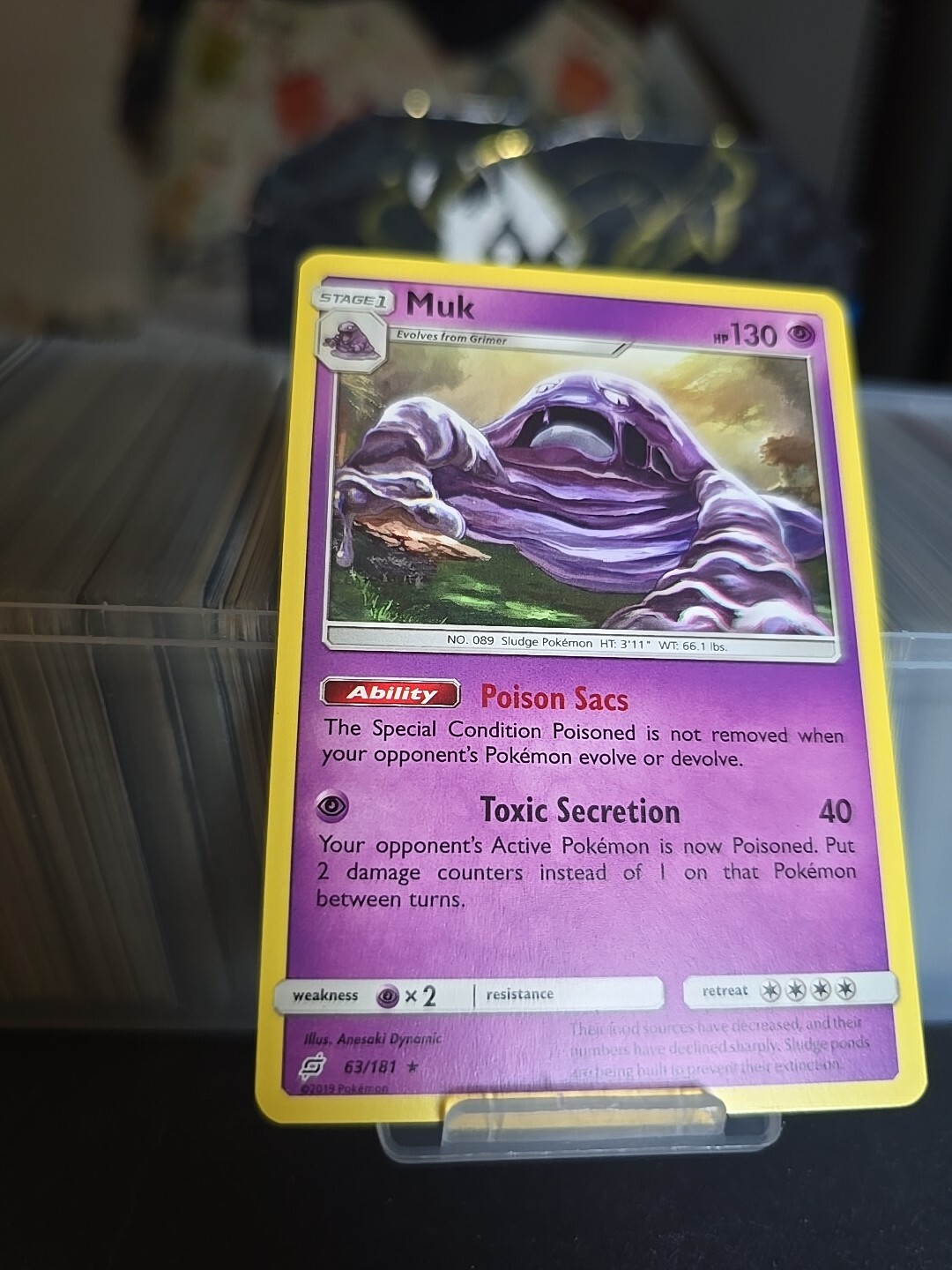 Muk 63/181 Rare Team Up Pokemon Near Mint TCG Trading Card NM | eBay