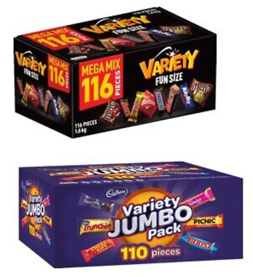 NEW Cadbury & Mars Variety Jumbo Pack Chocolate Assortment 226 Pieces ...