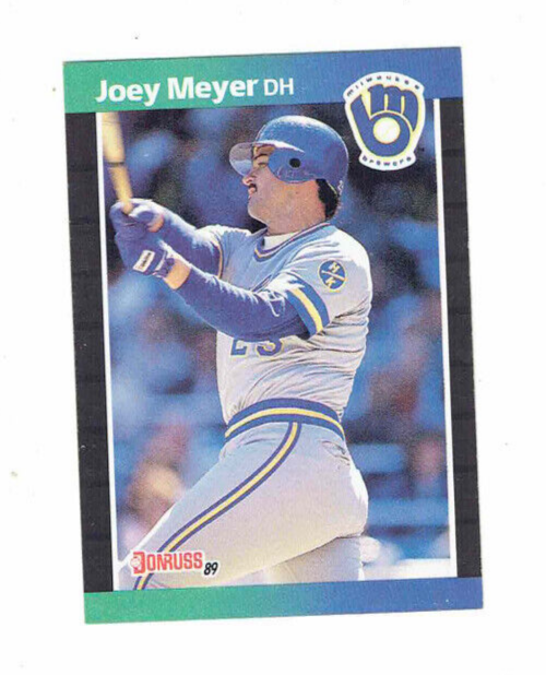 Joey Meyer Milwaukee Brewers DH #339 Donruss 1989 #Baseball Card | eBay