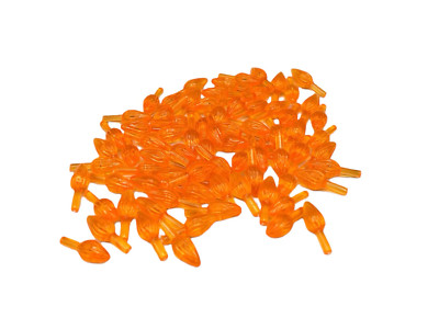Ceramic Christmas Tree Lights 100 Small Orange Twist Lights Bulbs | eBay