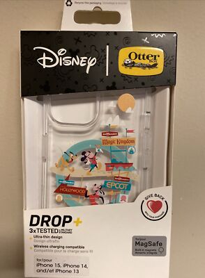 DISNEY WORLD OtterBox Play In The Park Four Parks MagSafe iPhone 13/14 ...