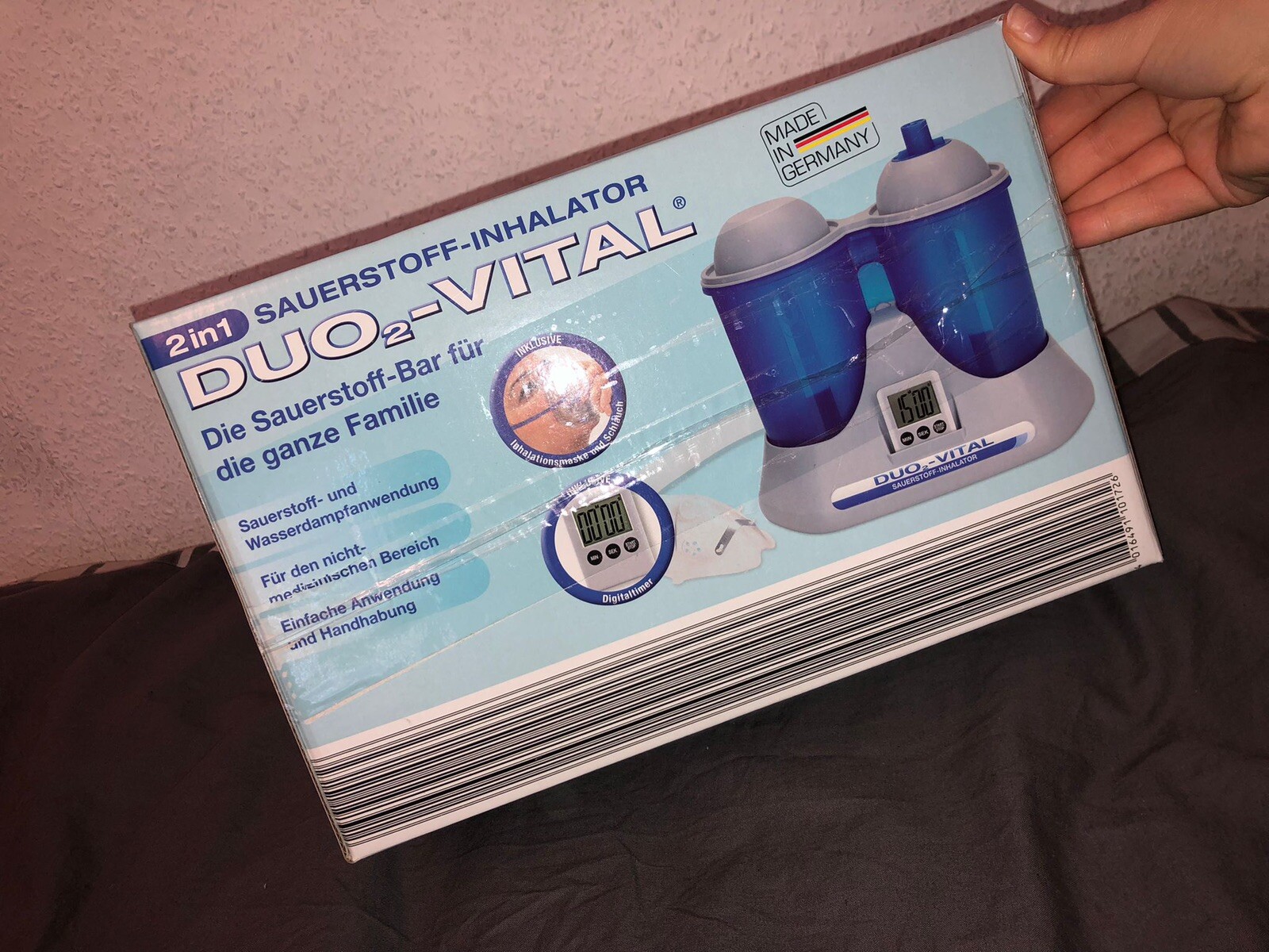 Dr. Holbeck's Sauerstoff Inhalator DUO2 Vital Sauerstoff- & Wasserdampf ...