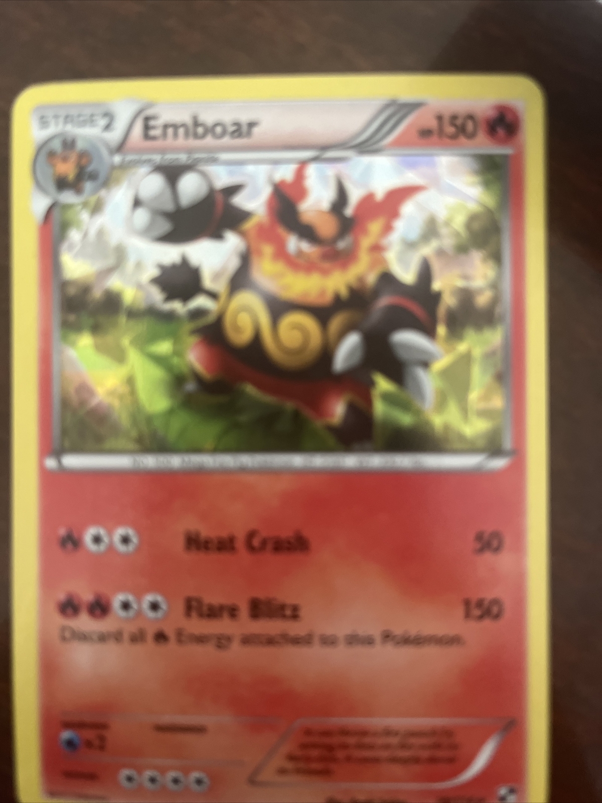 Pokémon TCG Emboar Black and White 19/114 Regular Exclusive | eBay