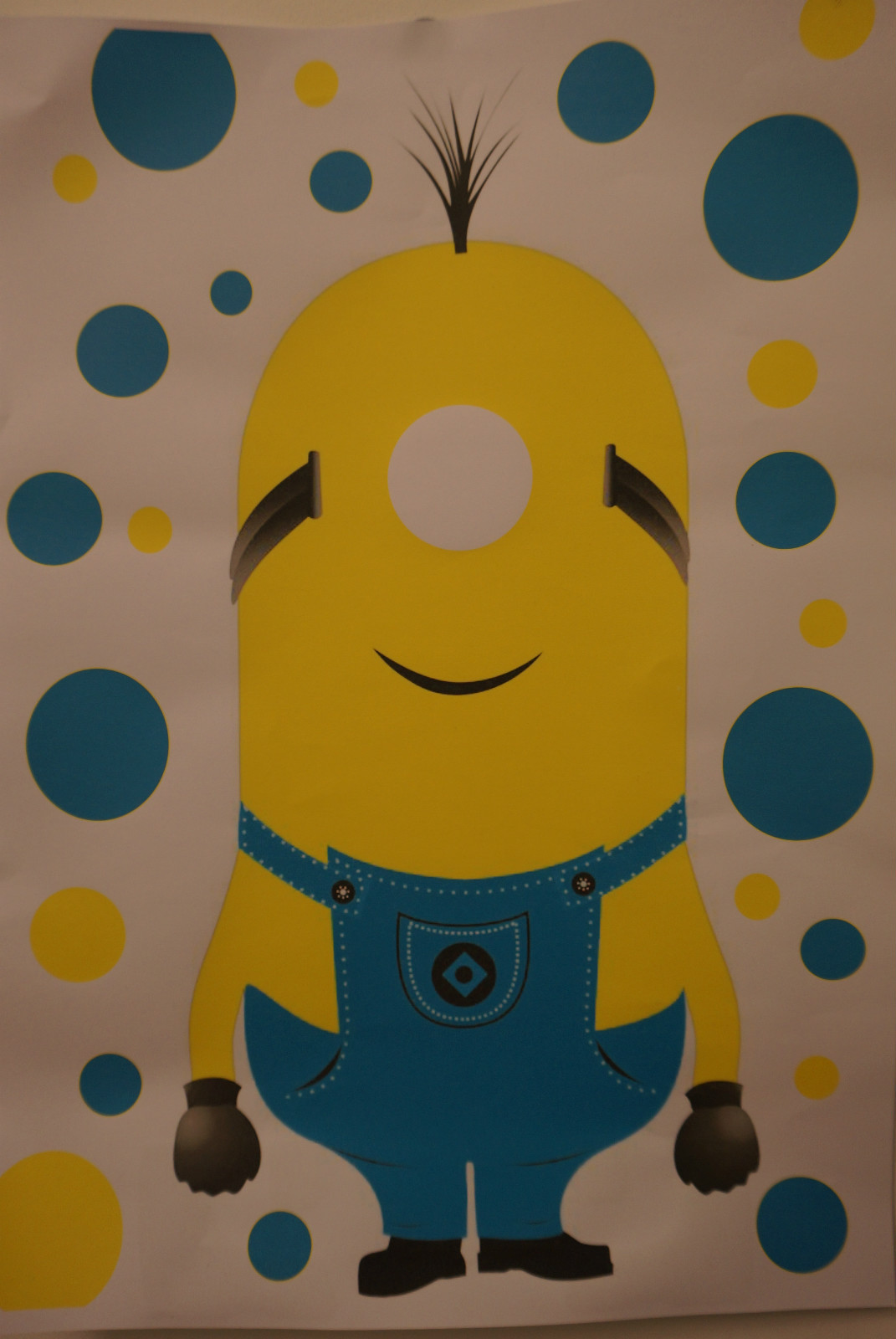 Pin The Eye on the Minion Game - 15 Players A3 size | eBay