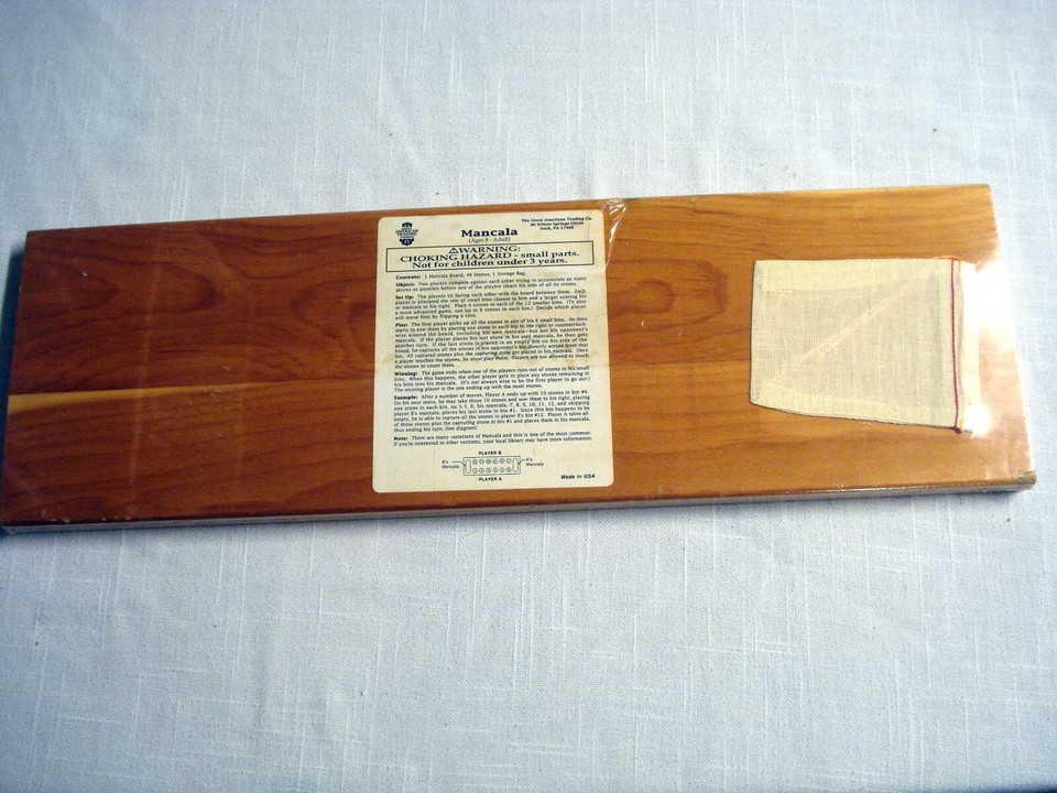 New Complete Mancala An African Stone Game with 48 Stones | eBay