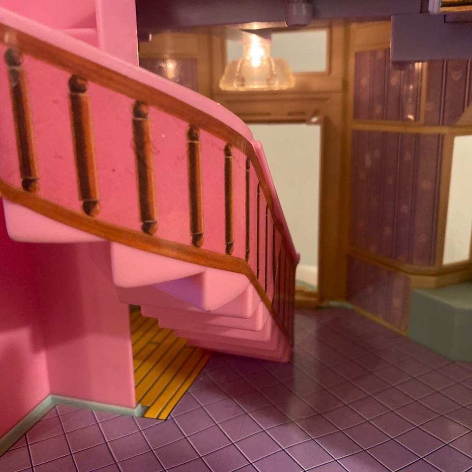 Vintage Blue Box Light Up Dream House Dollhouse Boxed 1991 Rare LIGHTS ...