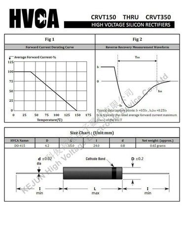 5pcs CRVT350 X-RAY 50mA 35KV High Frequency HVCA High Voltage Rectifier ...