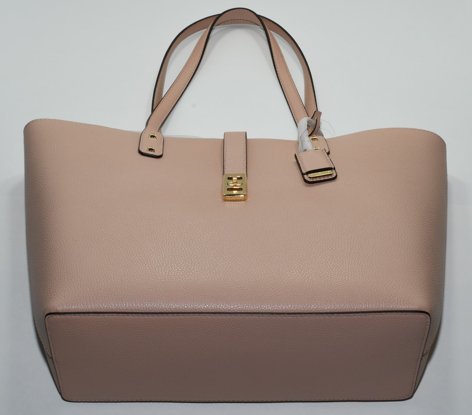 *MICHAEL KORS*KARSON PASTEL PINK Large Carryall Pebbled Leather Tote ...