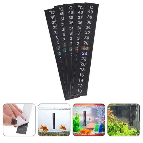 12 Pcs Fish Tank Temperature Sticker Aquarium Strips Thermometer for | eBay