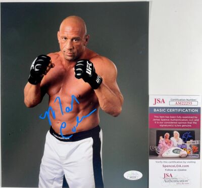 UFC Mark Coleman Signed 8x10 Photo B Autograph HOF MMA Fighter JSA COA ...