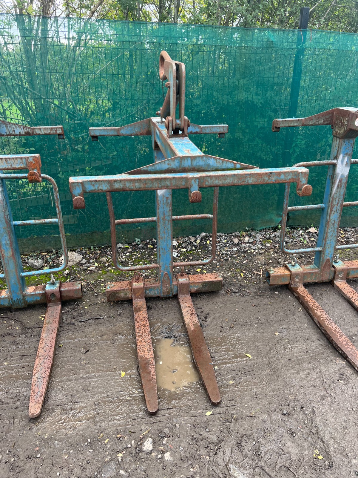 2000kg Conquip Pallet Forks £550+vat Lifting Attachment Crane Digger ...