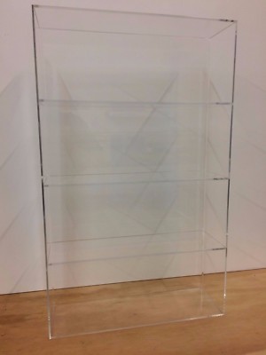 DS-Acrylic Lucite Countertop Display Case ShowCase Box Cabinet 14 x 4 1 ...